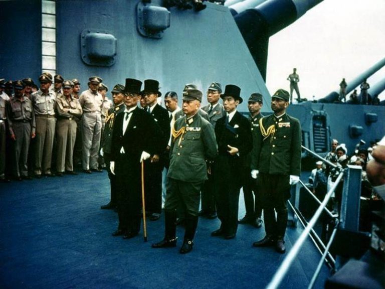 2 septembre 1945, le Japon capitule. - les méandres de l'histoire